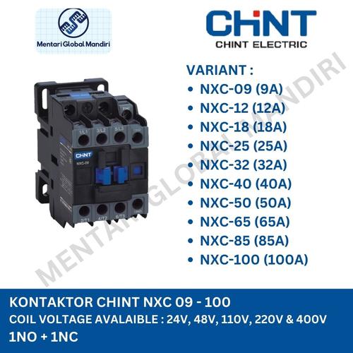 Jual Chint NXC-09/12/18/25/32/40/50/65/85/100 Contactor Original Brand New - NXC-12, 400V ...