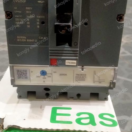 Jual MCCB CVS 250F 3P 250 LV525333 TM250D ORIGINAL SCHNEIDERR - Jakarta ...