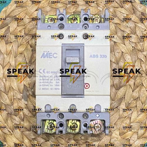 Jual MCCB LG METAMEC ABS-33B 20 AMPERE 3PHASE 10kA - Jakarta Pusat ...