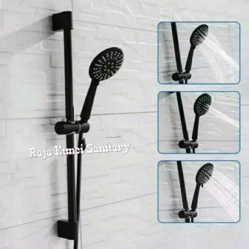 Jual Shower Tiang Hitam/Shower Mandi Hitam/Paket Shower Set Hitam ...