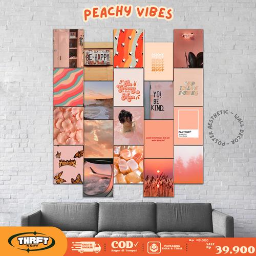 Jual Poster Aesthetic Collage Wall - Peachy Series A5 - Double Tape ...