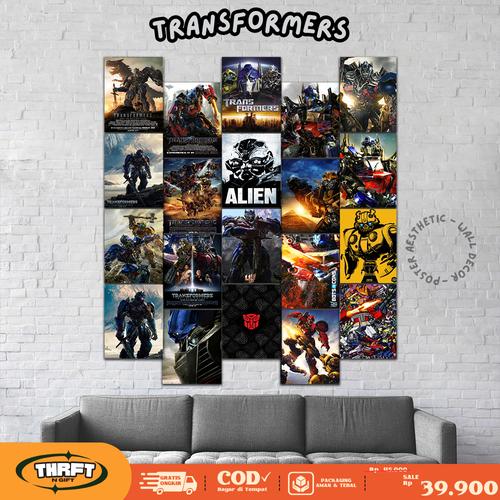 Jual Poster Aesthetic Collage Wall - Transformers Series A5 - Poster ...