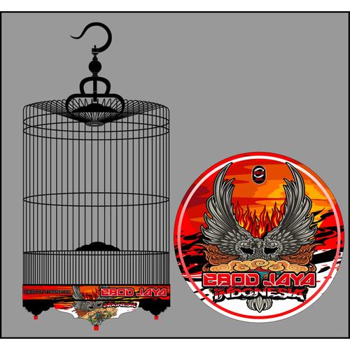 Jual STICKER SANGKAR BURUNG BUNDAR FULL SET MOTIF INDONESIA - Kab. Pati ...