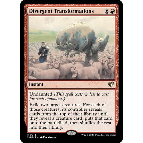 Jual MTG Single Divergent Transformations Commander Masters - Jakarta ...