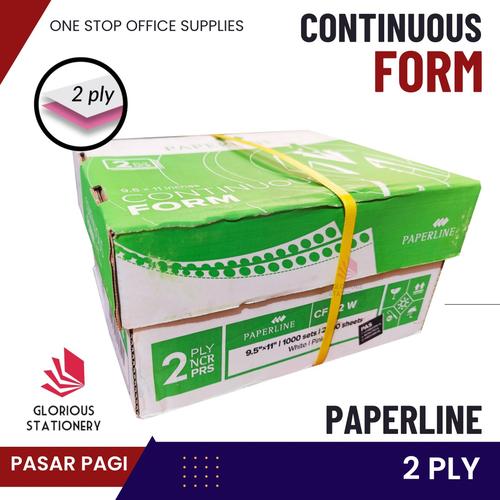 Jual Kertas Continuous Form 9.5 x 11" 2ply - Paperline - Jakarta Barat ...