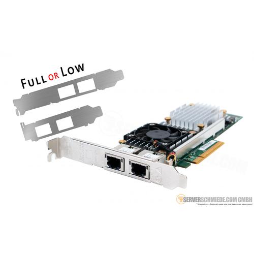 Jual Lan Card 2 Dual Port 10G RJ45 Ethernet Broadcom BCM57810 Mikrotik DELL - Panjang+Pendek ...