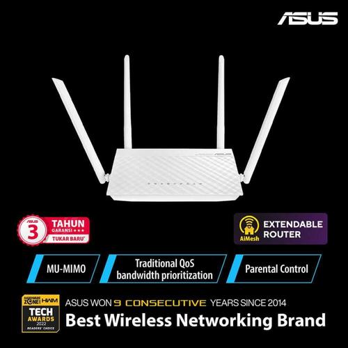 Jual ASUS RT-AC59U V2 Wireless AC1500 DualBand WiFi Router Extender MU ...
