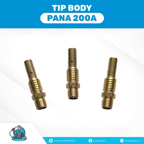 Jual Tip holder tip body P200 Mig Co Co2 utk torch Pana 200 P200 tipe ...