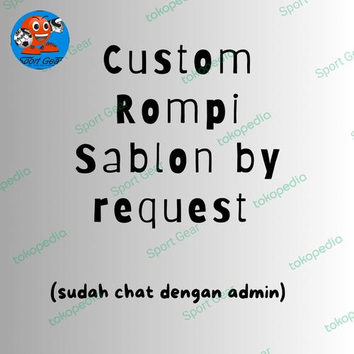Jual Custom Rompi Sablon Request Customer - Kota Surakarta - Sport Gear ...