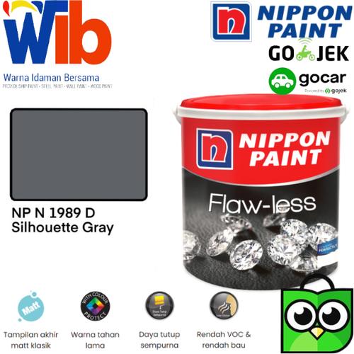 Jual Cat Nippon Paint Flawless 2,5 Liter / Silhouette Gray Np N 1989D - Kota Bekasi - Warna ...