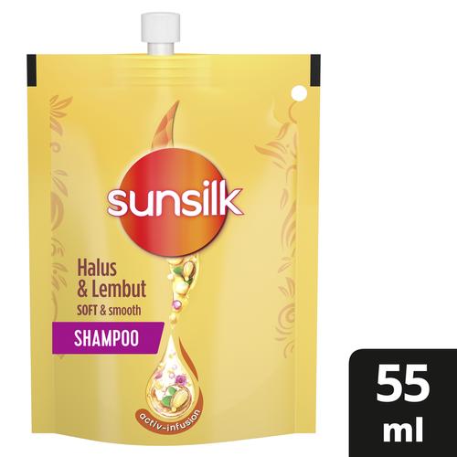 Jual Sunsilk Shampoo Rambut Soft And Smooth 55Ml - - Unilever Official ...