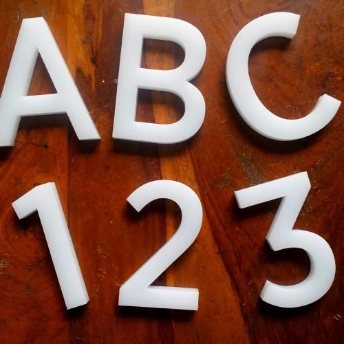 Jual Huruf Timbul Akrilik/ Letter Sign/Custom Huruf/Cutting Laser ...