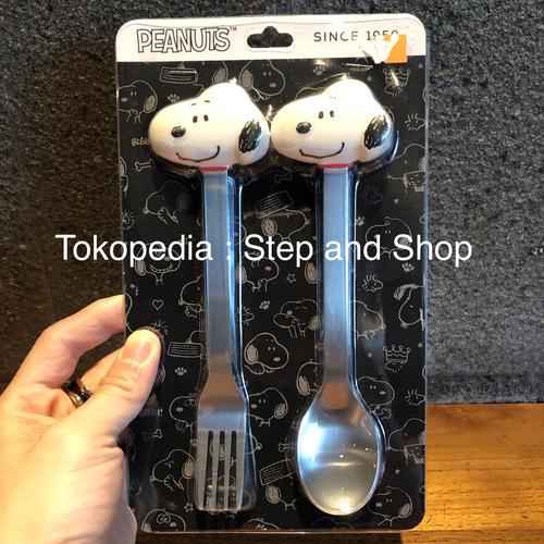 Jual Peanuts Snoopy Cutlery Set - Sendok dan Garpu -Original Peanuts Taiwan - Jakarta Barat ...