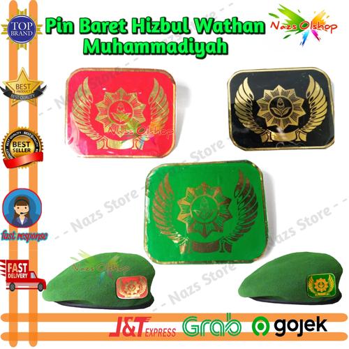 Jual Pin Fiber Tanda Topi Tatop Pramuka Hizbul Wathan HW Muhammadiyah ...