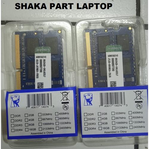 Jual RAM KINGSTON SODIMM DDR3 4GB - 8GB PC12800 LifeTime Waranty - SODIM DDR3L 8GB - Kota ...