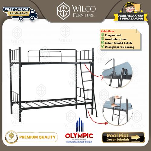 Jual Bunk Bed Rangka Kasur Besi ORB Aiko / Divan Besi Olympic 2 Tingkat ...