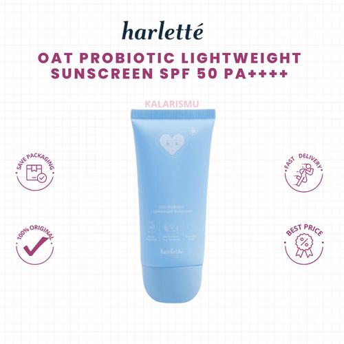 Jual Harlette Oat Probiotic Lightweight Sunscreen SPF 50 PA++++ - Kab. Kediri - kalarismu ...