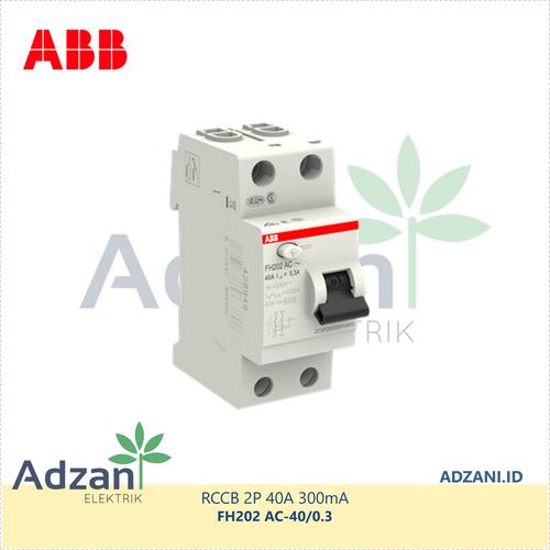 Jual ABB ELCB/RCCB 2P 40A 300mA FH202 2CSF202006R3400 - Jakarta Pusat - Adzani.id | Tokopedia