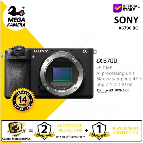 Promo Sony Alpha a6700 A 6700 Body Only Mirrorless Camera - Kamera ...
