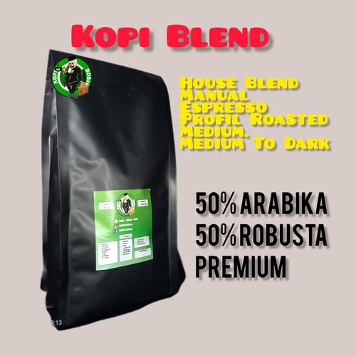 Jual Kopi House Blend Es Kopi Susu kekinian 50% Arabika 50%Robusta 1Kg ...