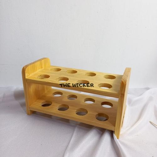 Jual RAK TELUR KAYU JATI BELANDA / WADAH TELUR /b TEMPAT TELUR SUSUN ...