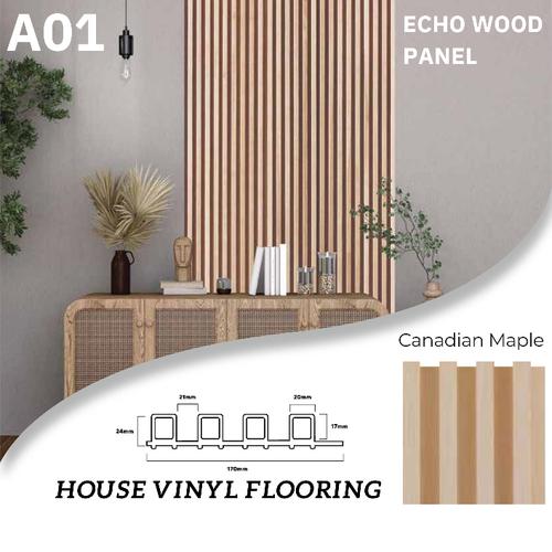 Jual wall panel pvc Echo Wood lebar 17cm A01/batang - Jakarta Pusat ...