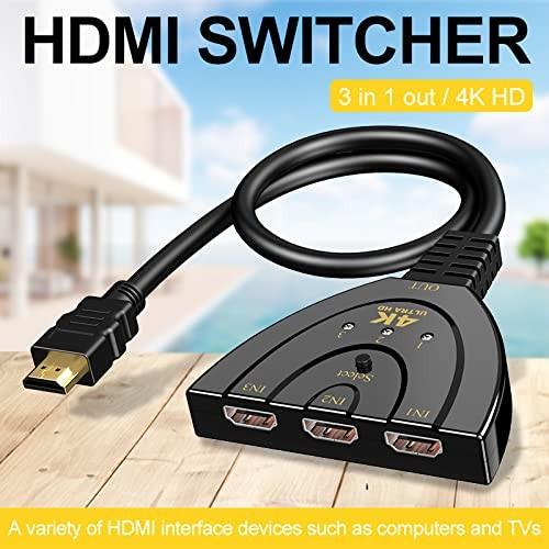 Jual Hdmi Switch 4k 3 port / HDMI switch 3 port / Hdmi switcher / Pigtail - Jakarta Pusat - TheR ...