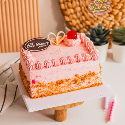 Jual Red Velvet Cake / Kue Ulang Tahun / Birthday Cake / Ukuran 10x15Cm ...