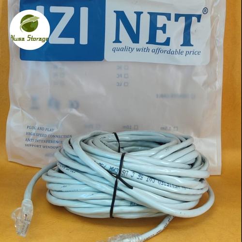 Jual Kabel Lan 15 Meter IziNet Lan Cable Cat 5 5E Kabel UTP Cat.5 ...
