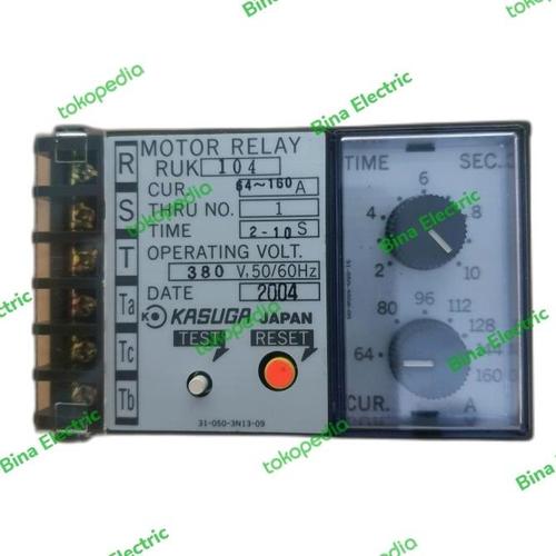 Jual Motor Protection Relay Kasuga Ruk10-4 64A-160A 380V Kasuga ...