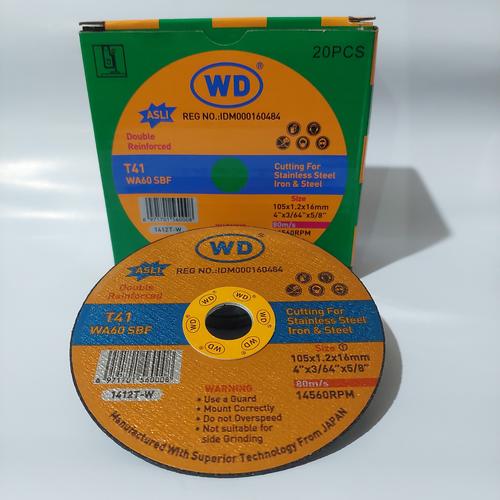 Jual Batu Gerinda Potong WD 4 inch mata gerinda cutting asli - Kota ...