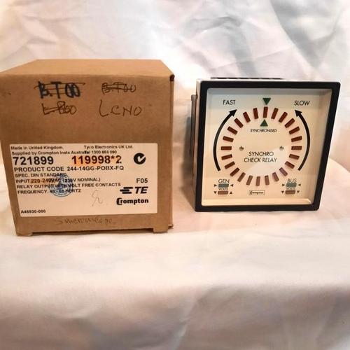 Jual Synchro Check Relay Input 220V Crompton Body 96 119998*2 - Jakarta ...