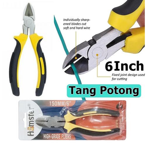 Jual Tang Potong 6" inch Pemotong Kawat Kabel Besi Tali Seling Sling ...