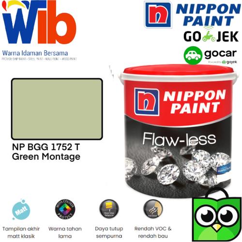 Jual Cat Nippon Paint Flawless 20 Liter / Green Montage Np Bgg 1752T - Kota Bekasi - Warna ...