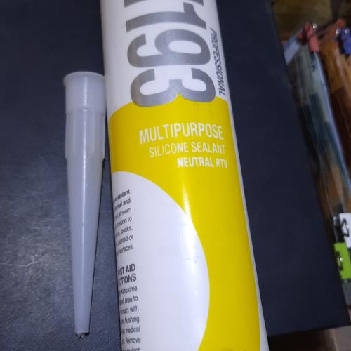 Jual sealant silicone (asam) putih ; hitam ; clear - Putih - Kota ...