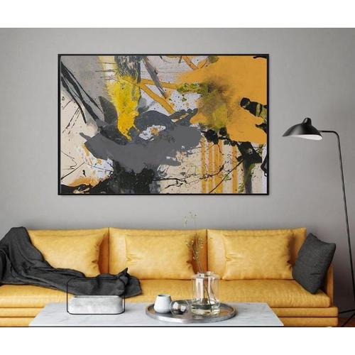 Jual Lukisan hiasan dinding abstrak ukuran 200x120cm - Putih - Kab ...