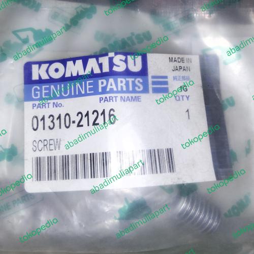 Jual Screw 01310-21216 KOMATSU Genuine Parts - Kota Surabaya ...