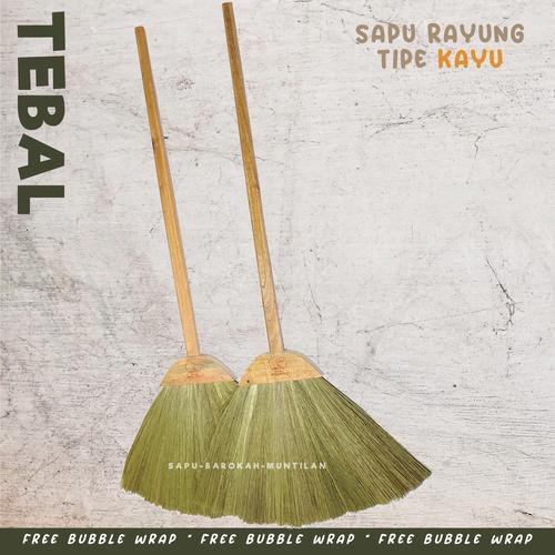Jual Sapu lantai ijuk rayung tebal, tipe sapu kayu - SEDANG - Kab ...