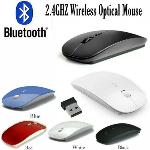 Jual Mouse Bluetooth Wireless Magic Optical 4D Macbook Laptop PC ...