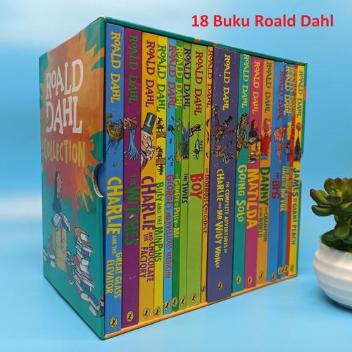 Jual 18 Buku Roald Dahl Collection Children English Story Book Buku ...