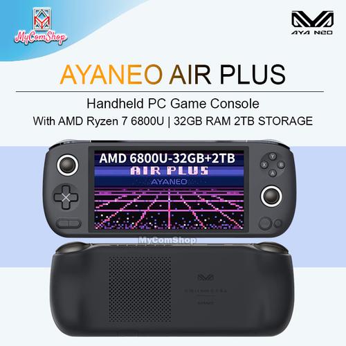 Jual AYANEO AIR PLUS PC GAME CONSOLE AMD RYZEN 7-6800U 32GB 2TB SSD BLACK - 32GB / 1TB - Jakarta ...