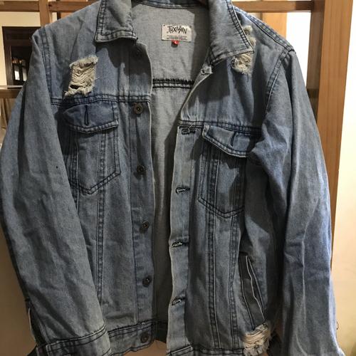Jual denim jacket thanksinsomnia - Kota Bandung - eho | Tokopedia