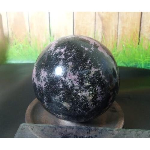 Jual Natural Black Rhodonite Sphere (7) - Jakarta Barat - Natural ...
