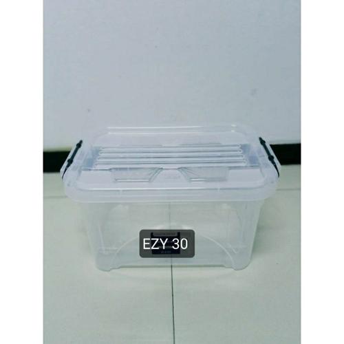 Jual Kargo Storage Box Container Ezy 30 Liter Bening Kotak Transparan ...