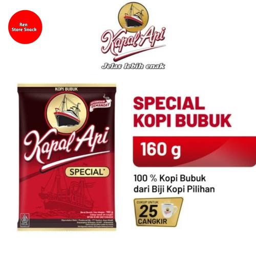 Jual Kopi bubuk kapal api special 160 gram ( Tanpa Gula ) - Kota ...
