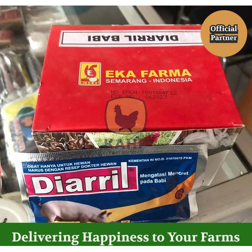 Jual Diarril 1 Dus isi 20 sachet 200 Kapsul Obat Mencret Pencernaan ...