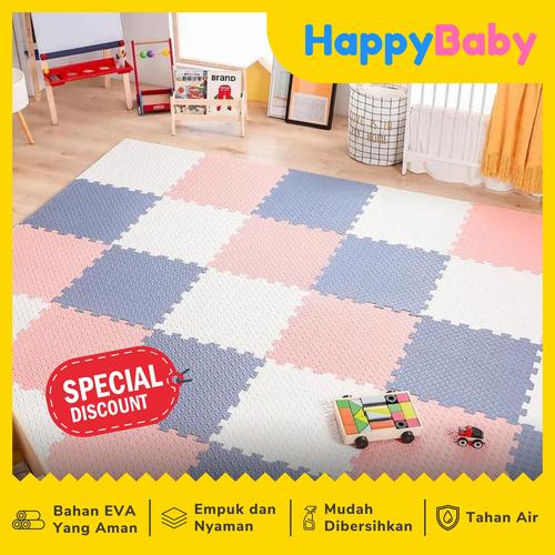 Jual HAPPY BABY Matras Puzzle Anak PREMIUM 30x30cm Alas Lantai Bayi ...