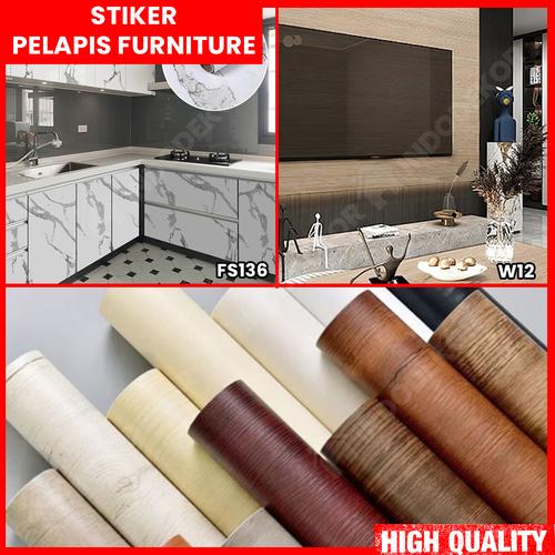 Jual Sticker Decosheet PVC Pelapis Meja Furniture HPL Kayu Muda ...