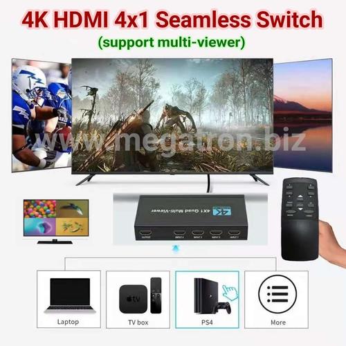 Jual 4K HDMI Seamless Switch 4x1 (perpindahan tanpa jeda)-support ...