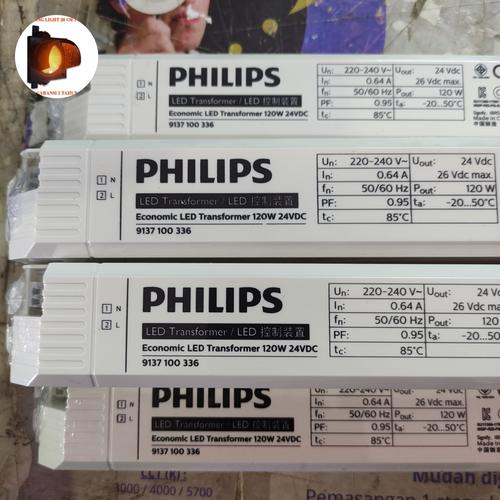 Jual Economic Led Transformer/Trafo LED Strip 120W 24VDC Philips ...